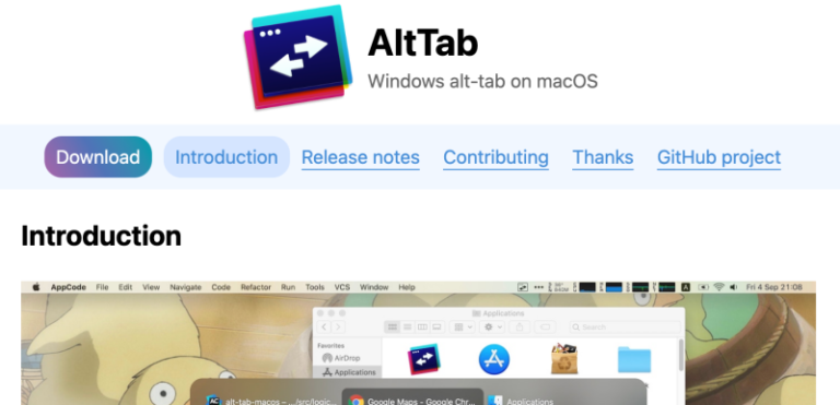 MacでWindowsの[Alt]+[Tab]でタスク切り替えができる「AltTab」を導入してみた | ヤスオログ